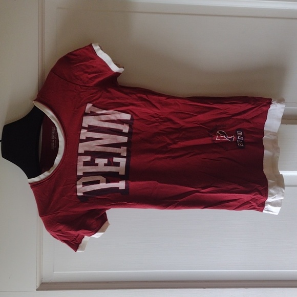 Tops | Burgundy Vintage Style University Of Pennsylvania Baby Tee ...